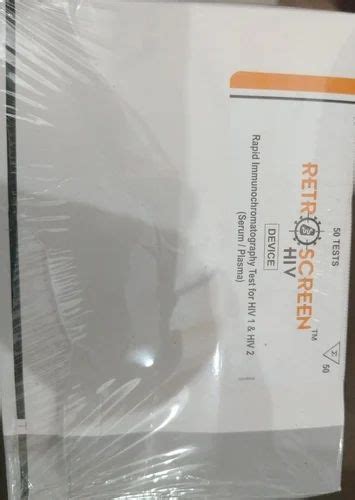 Hiv Test Kit Number Of Reactions Preps Kit 50 Kits At ₹ 1450 Box In