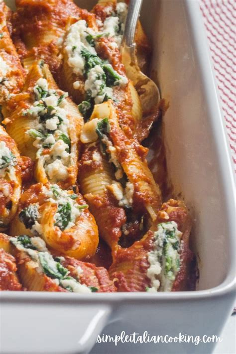 How Long To Cook Frozen Stuffed Shells Simple Italian Cooking