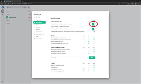 Important Settings Matrix Documentation