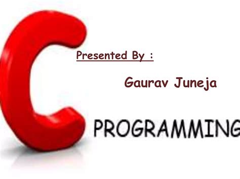 C Language Ppt Pptx Programming Languages Computing