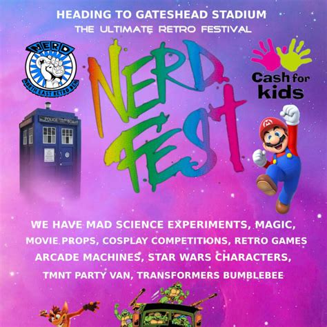 Nerd Fest 2025 Gateshead International Stadium Whats On High