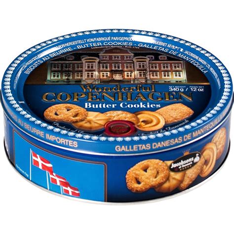 Бисквити Wonderful Copenhagen с Масло 2 5 Датски Метална Кутия Ebag Bg