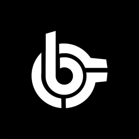 Premium Vector Monogram Letter C B And F Logo Rounded Vector