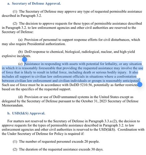 The Dod Quietly Reissues Dod Directive 5240 01 Expanding The Use Of Lethal Force Against U S