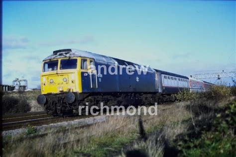 47116 Class 47 Diesel Locomotive And Train Original 35mm Railway Slide