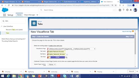 Salesforce Network Access