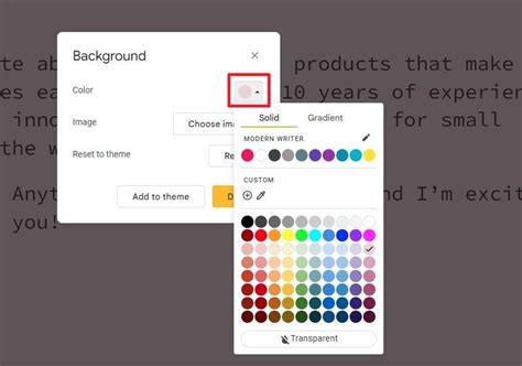 How To Change Slide Background In Google Slides Vegaslide