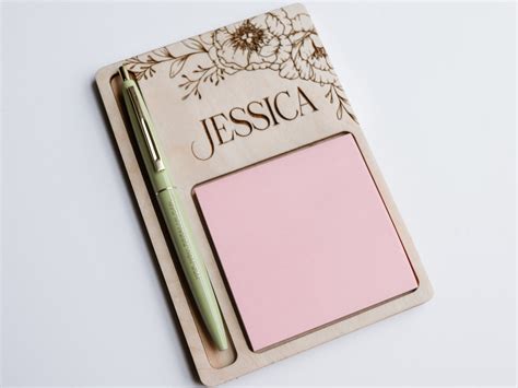 Sticky Notes Holder Peonies T Sticky Note Holder Sticky Notes