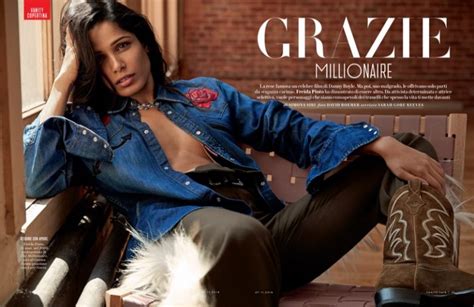 Freida Pinto Vanity Fair Italy David Romer 2018 Cover Photoshoot