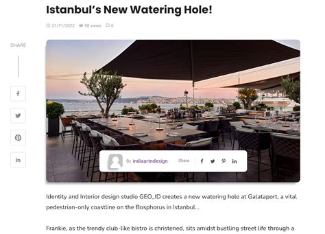 Frankie Featured On India Art N Design Geo Id