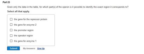 Solved Item 4 You Are Investigating A New Bacterial Operon