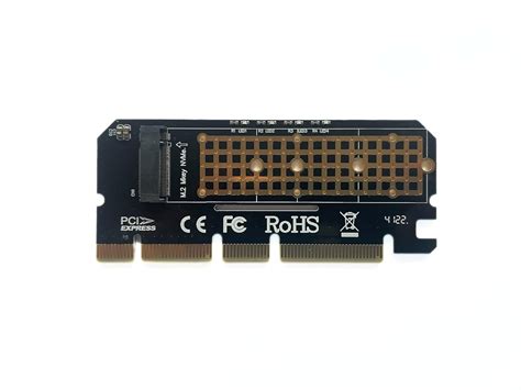 Millennium Technology Nvme Adapter Pcie X M Nvme Or Ahci Ssd To Pcie Adapter Card For