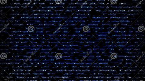 Abstract Big Data Visualization Blue Flow Of Data As Numbers Strings Information Code