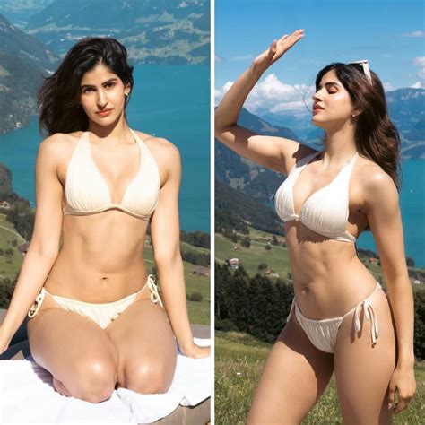 Sakshi Malik Turns Up The Heat In A Cream Bikini During Her Switzerland