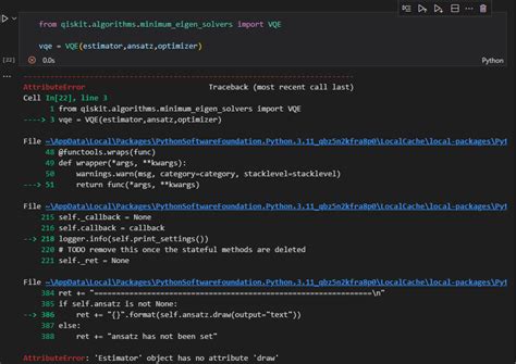 Attributeerror Estimator Object Has No Attribute Draw · Issue