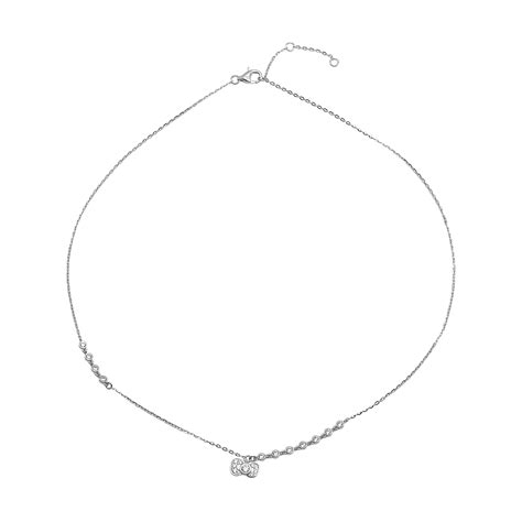 Dây Cổ Vàng Trắng 10k Đính đá Ecz Pnj ️ Hello Kitty Xmxmw000519