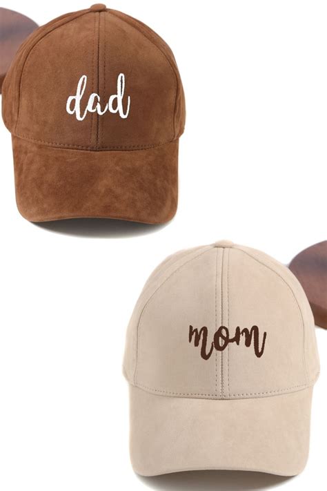 ŞapkaMania Dad & Mom El Yazılı Süet Kep Set Fiyatı, Yorumları - Trendyol