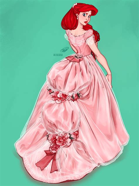 Ariel Dress Drawings