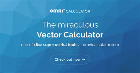 Vector Calculator Formulas Examples
