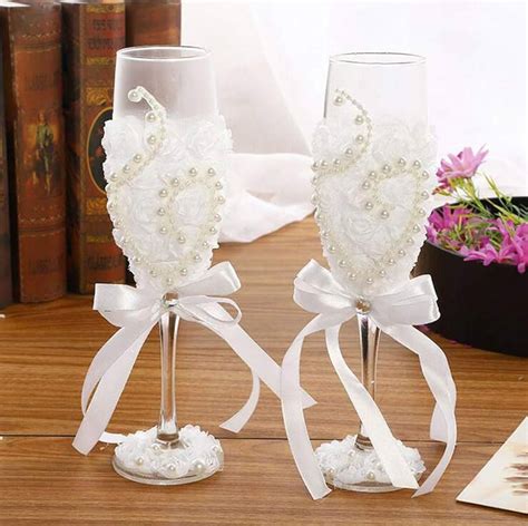 Decorating Wine Glasses With Ribbon