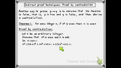 Discrete Structures Lecture 11 Segment 3 Intro To Proofs Part