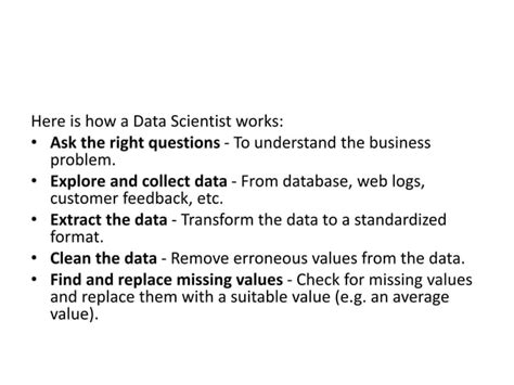 Introduction To Data Science Presentation Ppt