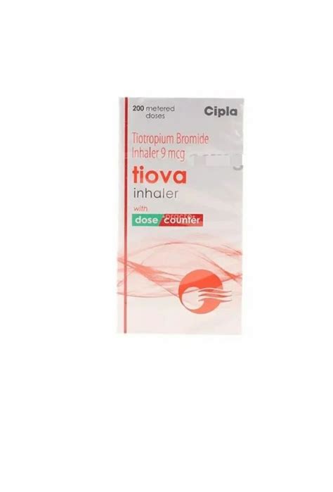 Inhalers With Spacers Tiova 9 Mcg Inhaler For Asthma At Rs 62272pack