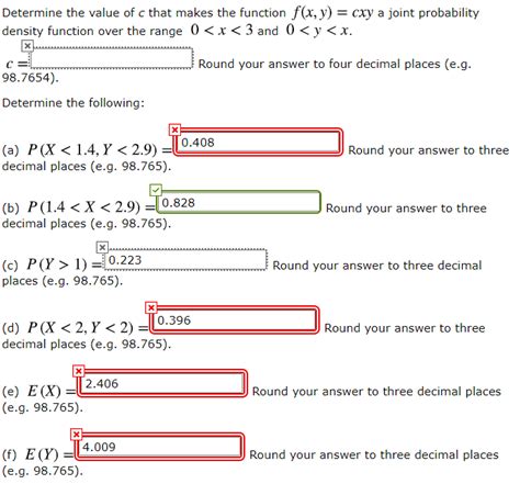 Solved Determine The Value Of C That Makes The Function F X