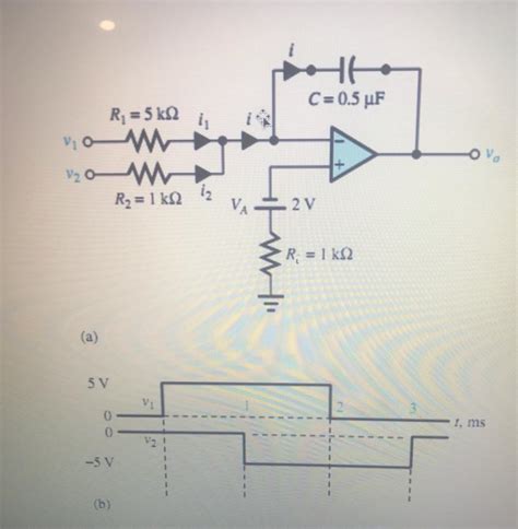 Solved Input Signals In The Opamp Circuit Given In The Chegg Com