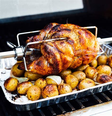 No Fuss Rotisserie Chicken On The Grill Image