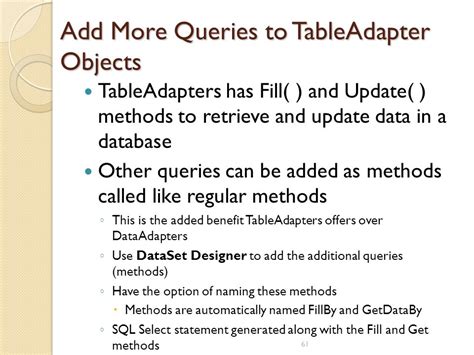 Chapter 13 Database Access Using Adonet Ppt Video Online Download