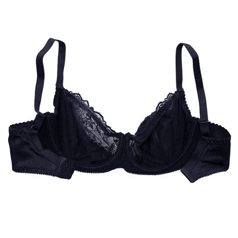 Minimizer Sheer Lace Unlined Plus Size Comfort Full Coverage Sleep