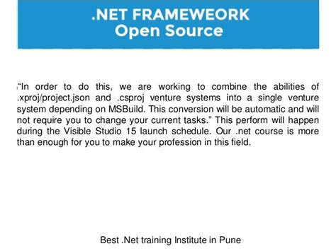 Dot Net Framework Open Source