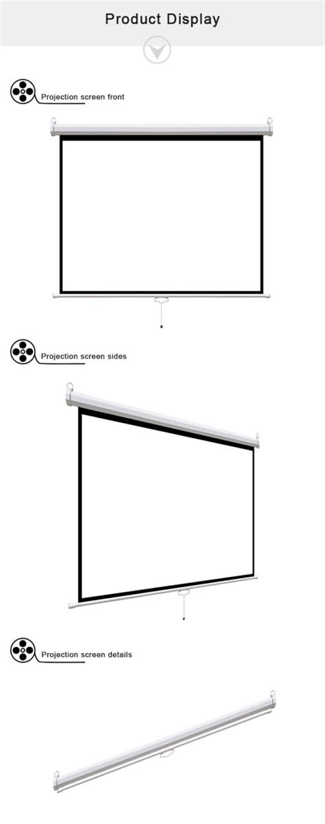 Auto Lock Projector Screen Azure Projector Screen