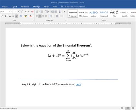 How To Type Exponents In MS Word OfficeBeginner How To Type Exponents In MS Word OfficeBeginner
