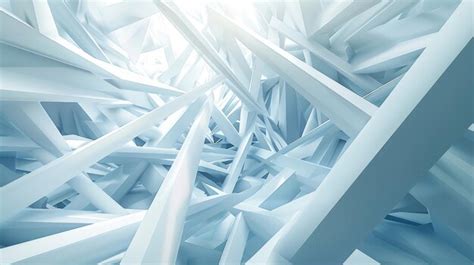 3d dynamic composition of intersecting planes and lines creating a