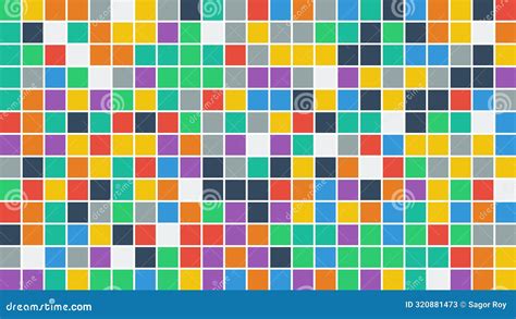 Pixelated Retro Psychedelic Checkerboard Seamless Monochrome Pattern