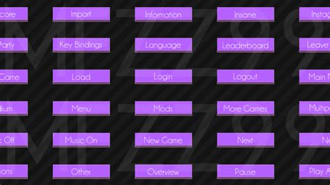 Button Pack 4 By Mfzz99 Gamemaker Marketplace
