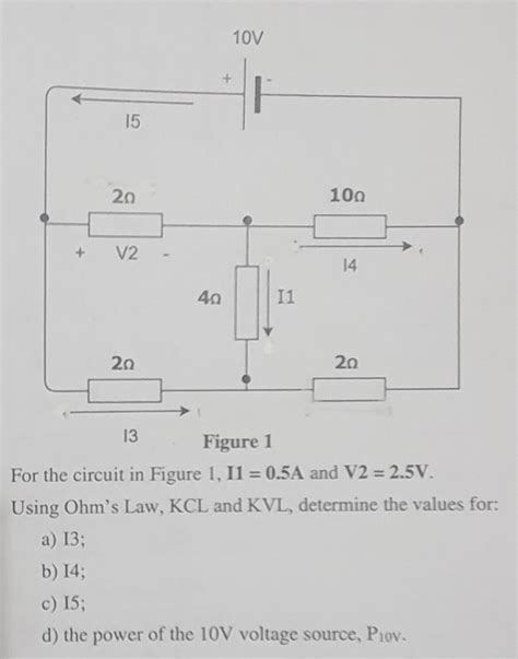 Solved For The Circuit In Figure I A And V V Chegg