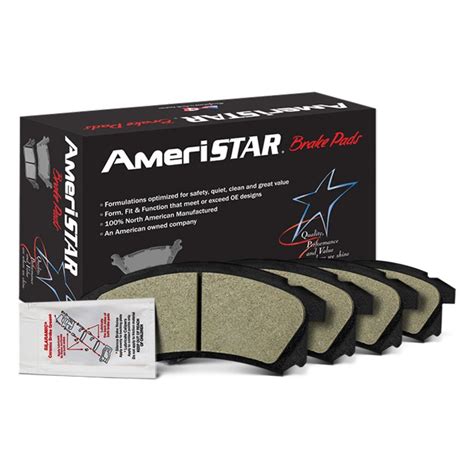 Ameribrakes® Stm1025 Ameristar™ Semi Metallic Rear Disc Brake Pads