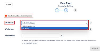 Zoho Sheet Integration With Bit Form
