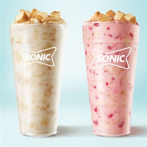 Sonic Has Two New Cheesecake Blasts That Are Mixed With Graham Cracker