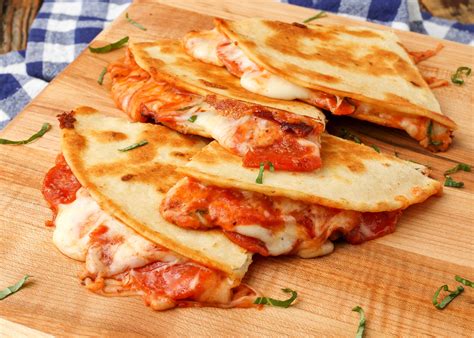 Pizza Quesadillas Barefeet In The Kitchen