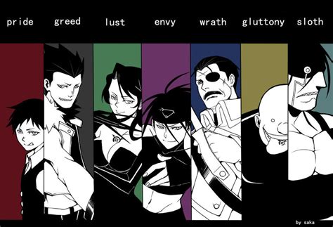 The Seven Deadly Sins By Redsaka On Deviantart