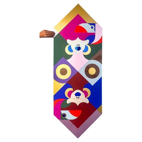 Karma Large Colorful Mirror Artwork Made Of Plexiglass For Sale At 1stdibs