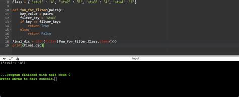 Filter Dictionary Using String Values In Python AskPython