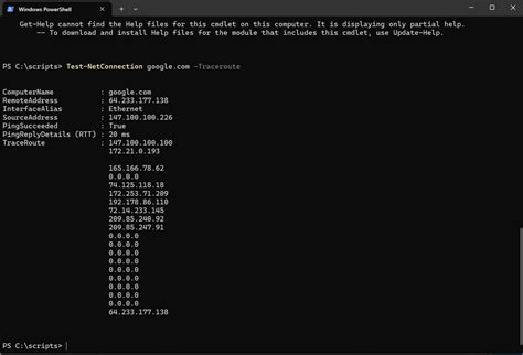 test netconnection cmdlet a powershell based ping alternative