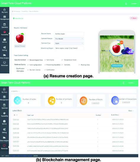 Blockchain Based Traceability System Operation Page A Resume