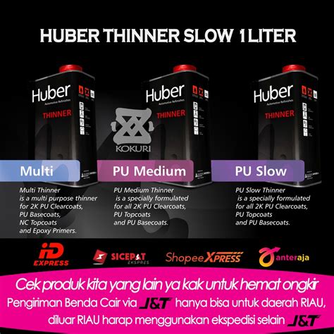 Jual Thinner Pu 1liter Thinner Mobil Motor Thinner Slow Dan Medium