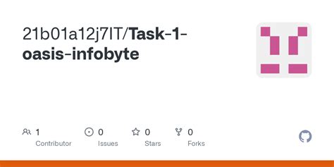 Github 21b01a12j7ittask 1 Oasis Infobyte